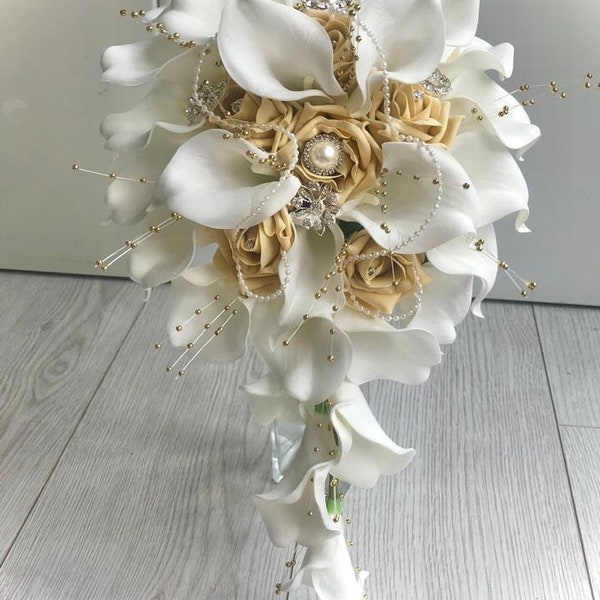Gold Bouquet - Etsy