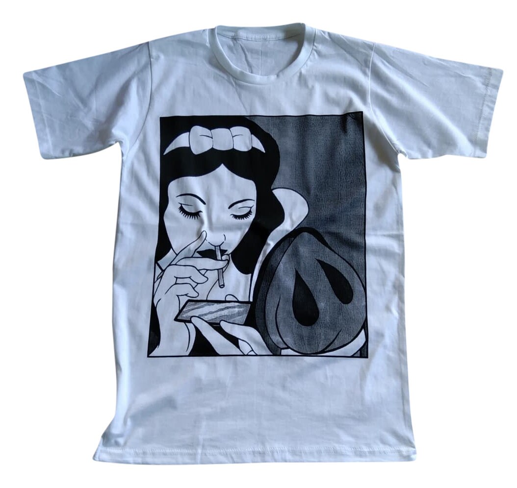 Snow White Doing Coke Shirt