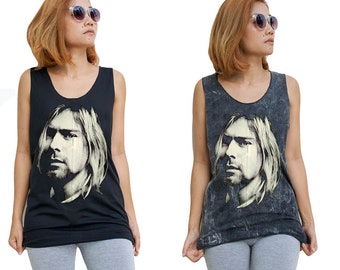 Kurt Cobain Tank Top - Etsy