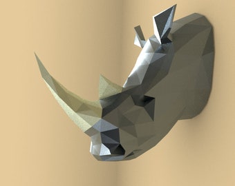 Papercraft 3D Mosasaurus wall Dinosaur Pdf template Low - Etsy México