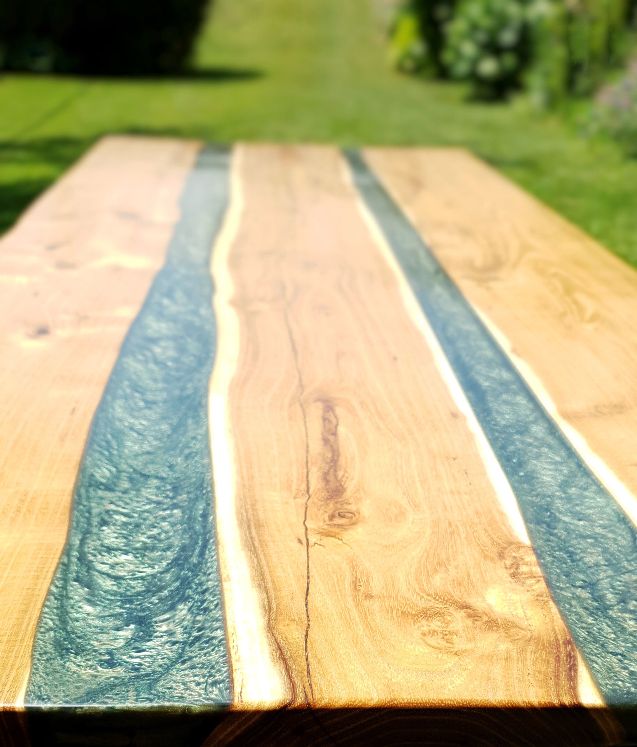 Epoxy Resin Black Locust River Table - Etsy