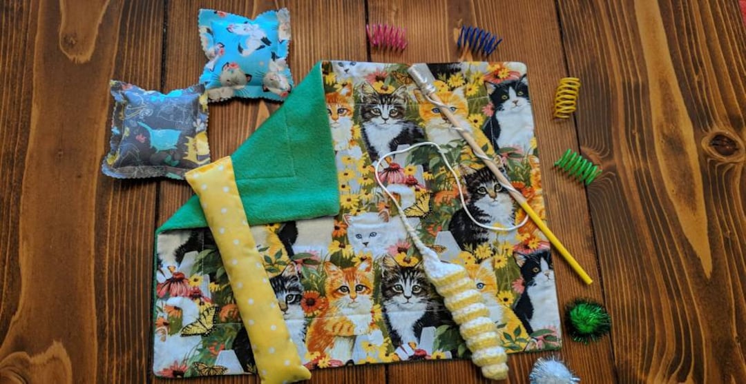 Sun Flower Catnip Toy Box Sunshine Catnip Gift Box Gift for Cat Lover ...