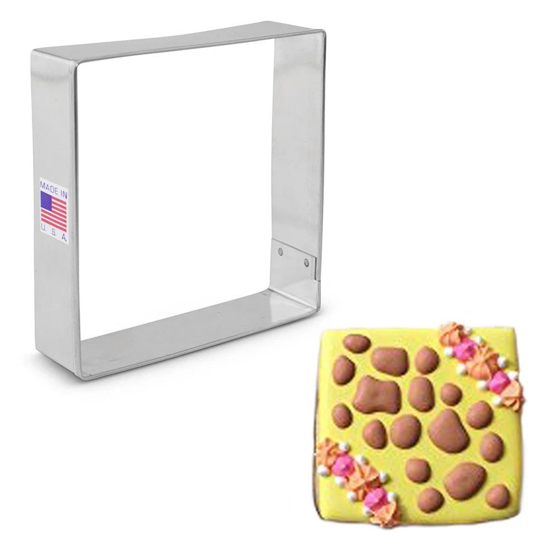 3.5 INCH SQUARE COOKIE Cutter - Etsy