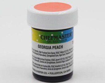 Georgia Peach Gel Food Coloring Chefmaster Peach Food Color, Peach ...