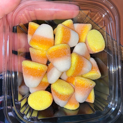 Candy Corn Sugared Gummies - Etsy