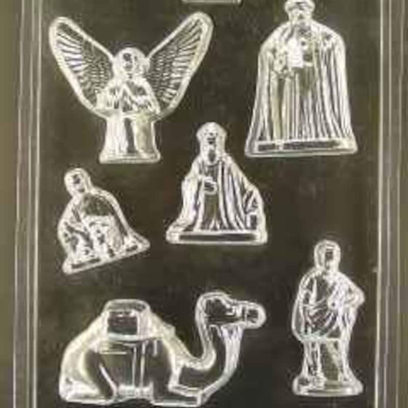 Plastic Mold Nativity Set - Etsy