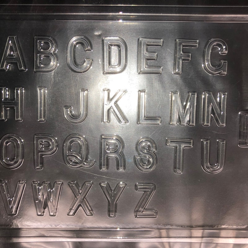 Alphabet Chocolate Mold - Etsy