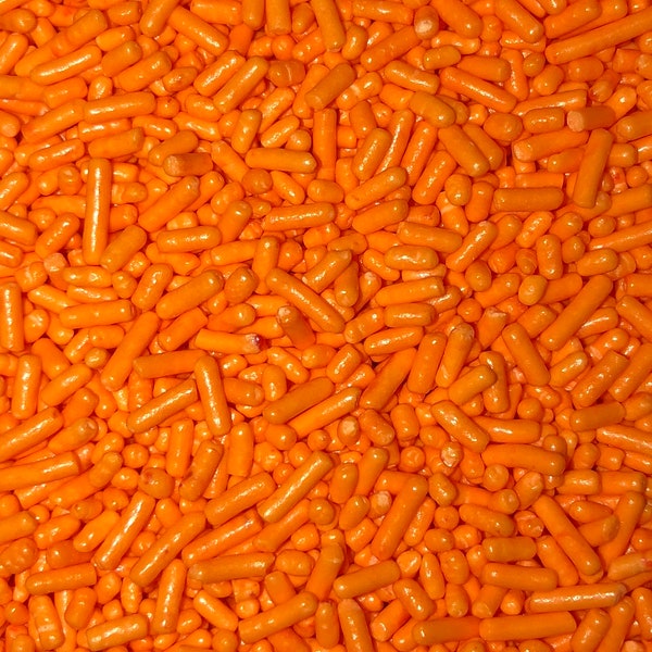 Orange Sprinkles - Etsy