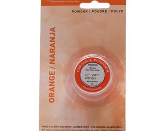 Ultimate Baker Natural Amber Food Color Shine 1x12g, Natural Orange ...