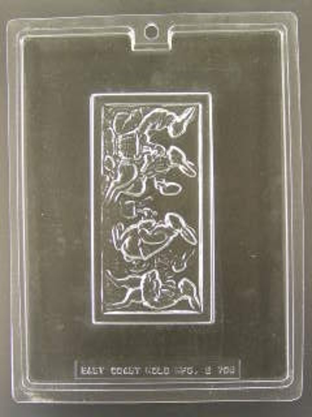 BUNNIES SITTING & PLAYING Plaque Mold - Etsy