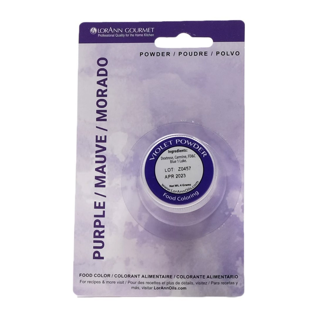 PURPLE POWDER FOOD Coloring - Etsy