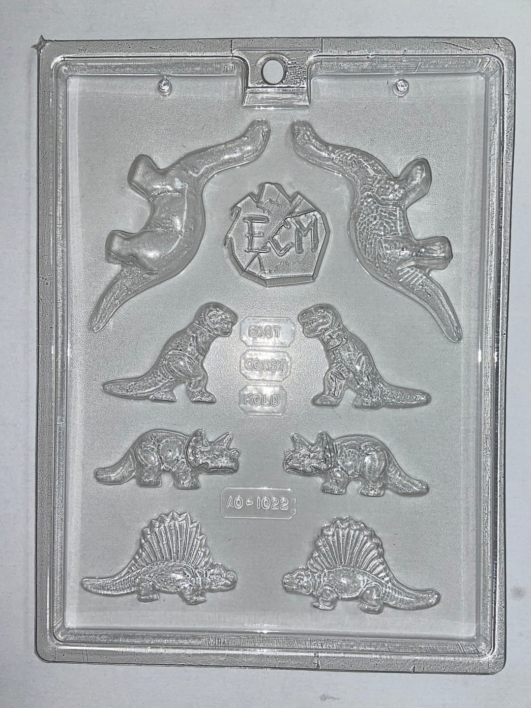 9-cavity Dinosaur Mold: Bite-size Dino & Rock - Etsy
