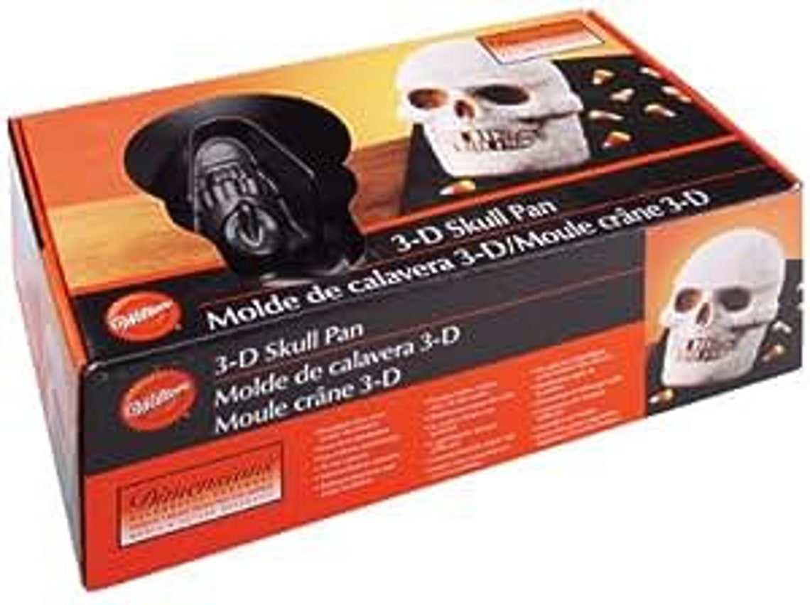 3D SKULL CAKE PAN - Etsy