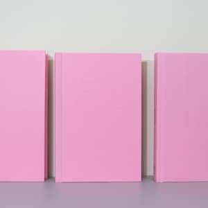 Pink Decorative Books, Pink and White Books, Set of 5, Book Bundle ...