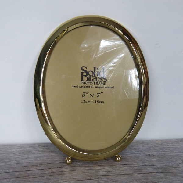 Brass Oval Frames - Etsy