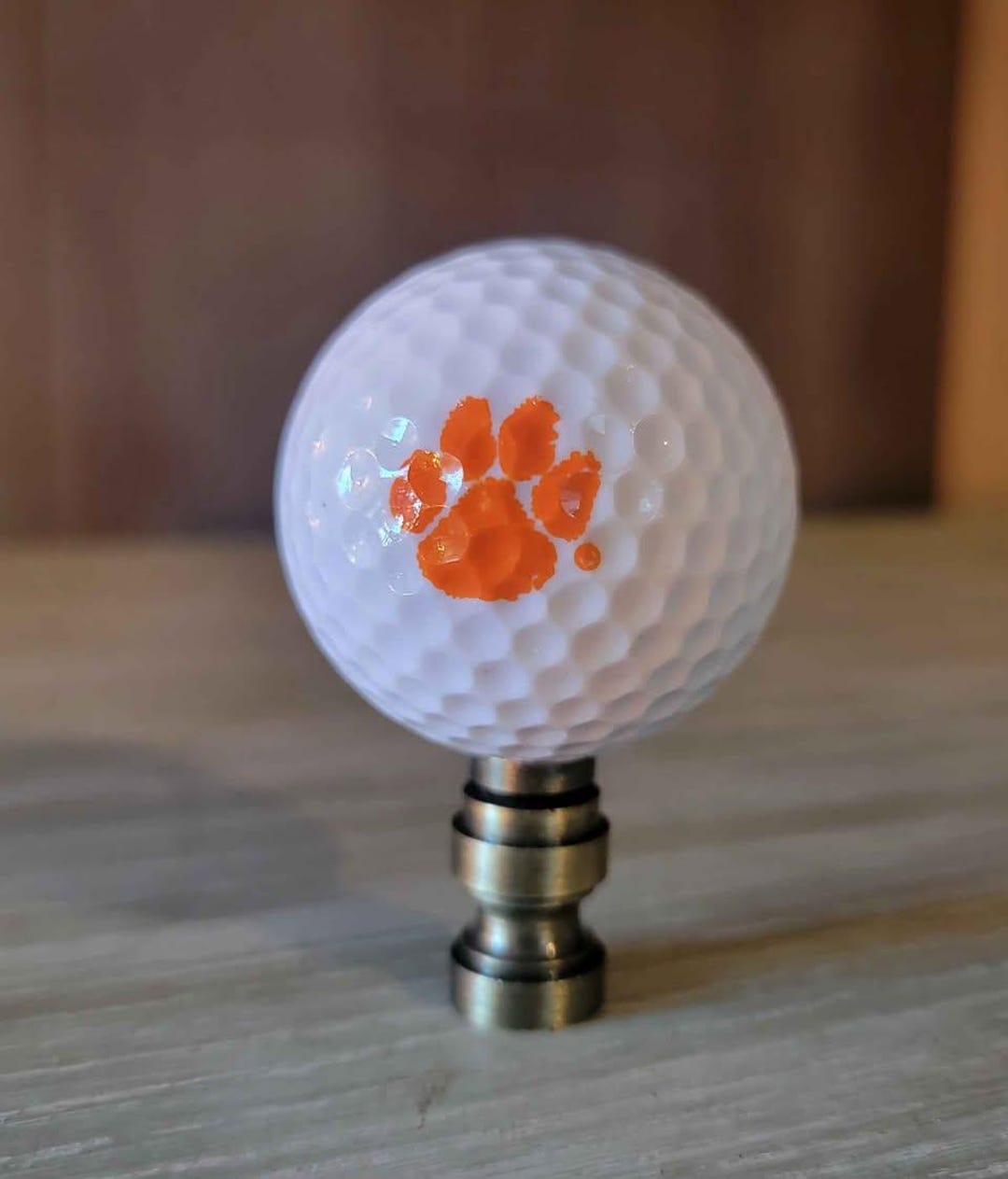 Clemson Golf-ball Lamp Shade Finials - Etsy
