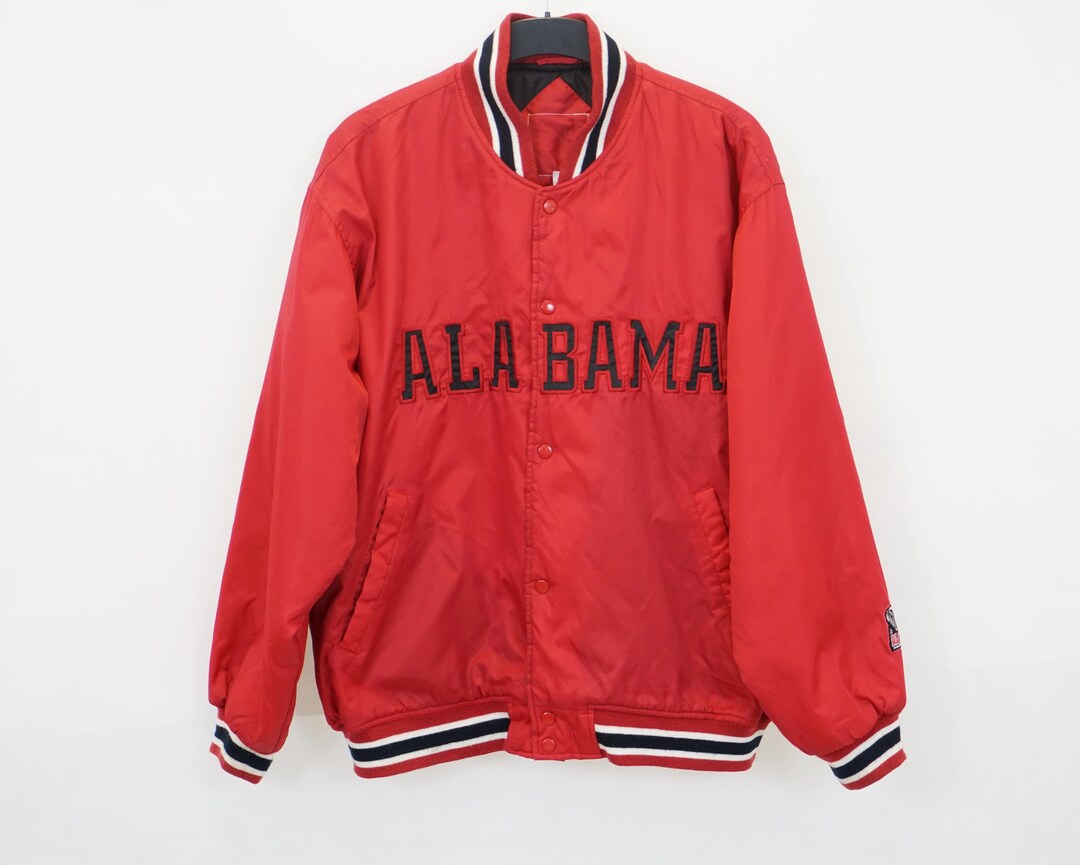 Vintage Alabama Crimson Tide Men's Jacket College Jacket Size L ...