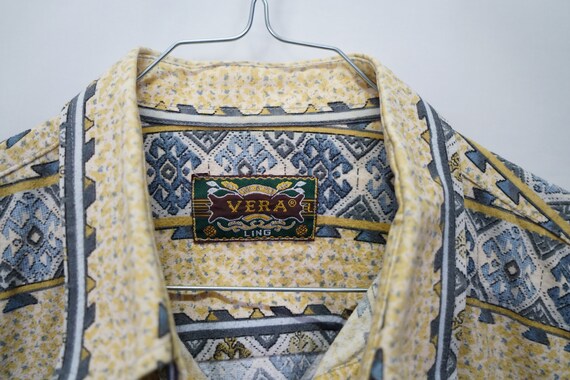 Vintage Vera Bunte Crazy Pattern Dickes Hemd Retro Gr… - Gem