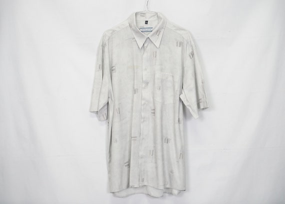Vintage Bexleys Colorful Crazy Pattern Shirt Shirt Re… - Gem