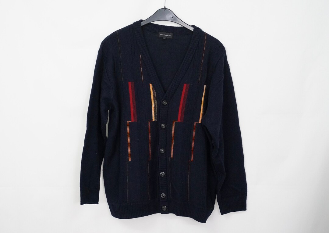 Vintage Pier Angelini Cardigan Cardigan Sweater Size 56/XL Knitwear ...