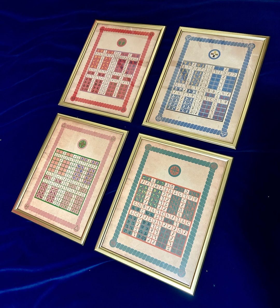 Enochian Watchtowers & Tablet of Union - Etsy