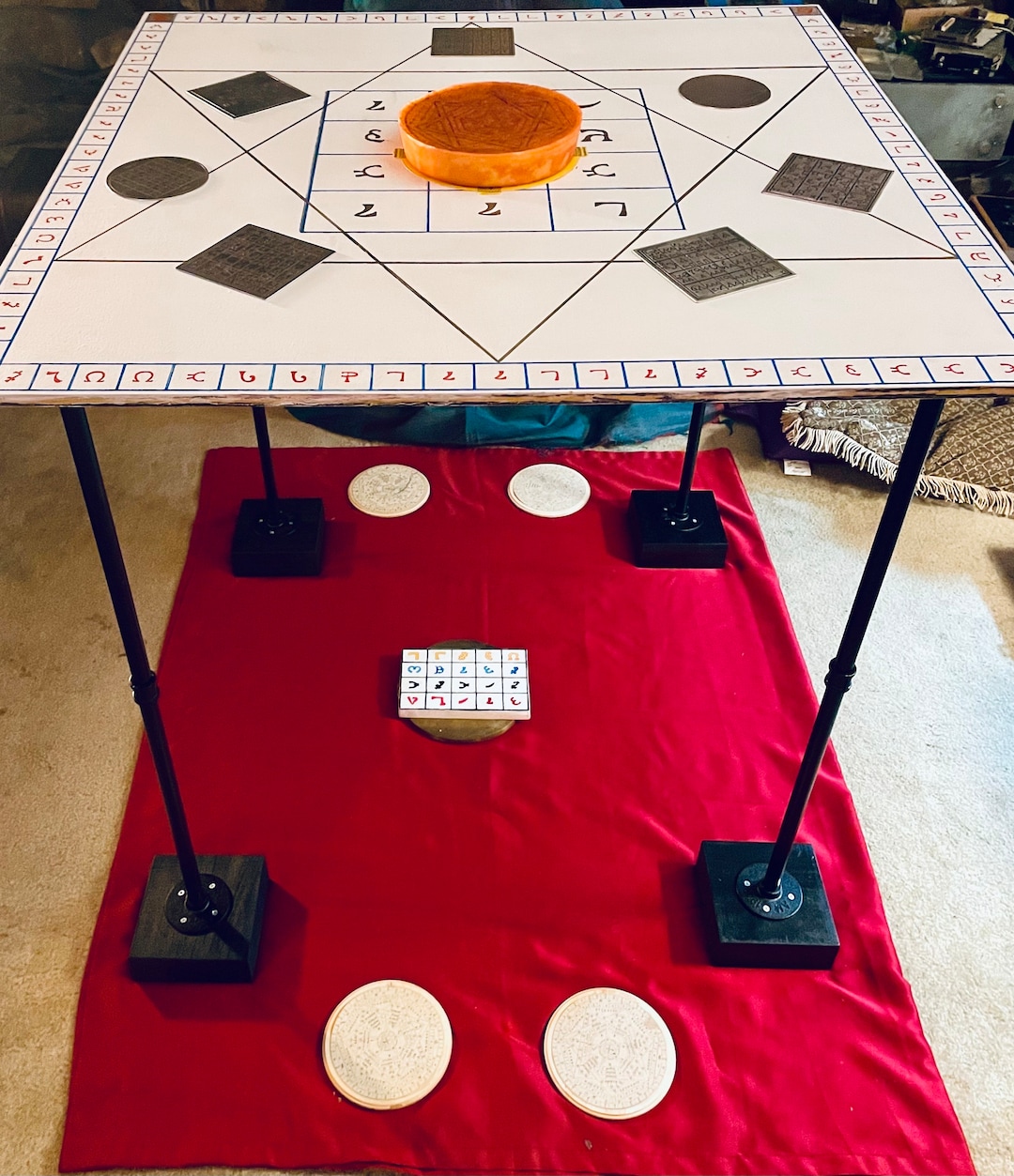 Enochian Table of Practice - John Dee & Edward Kelley - [golden Dawn ...