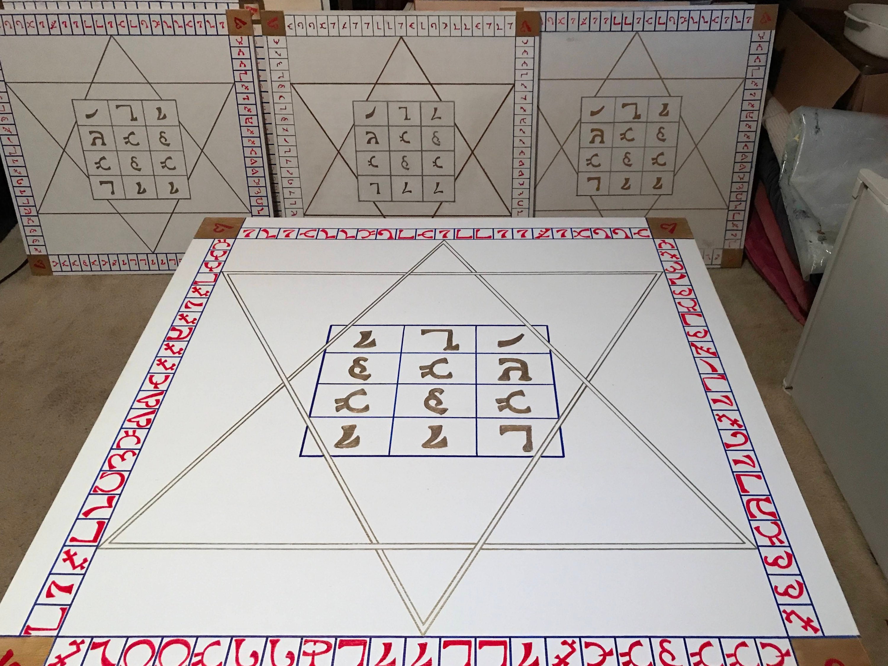 Enochian Table of Practice holy Table - Etsy