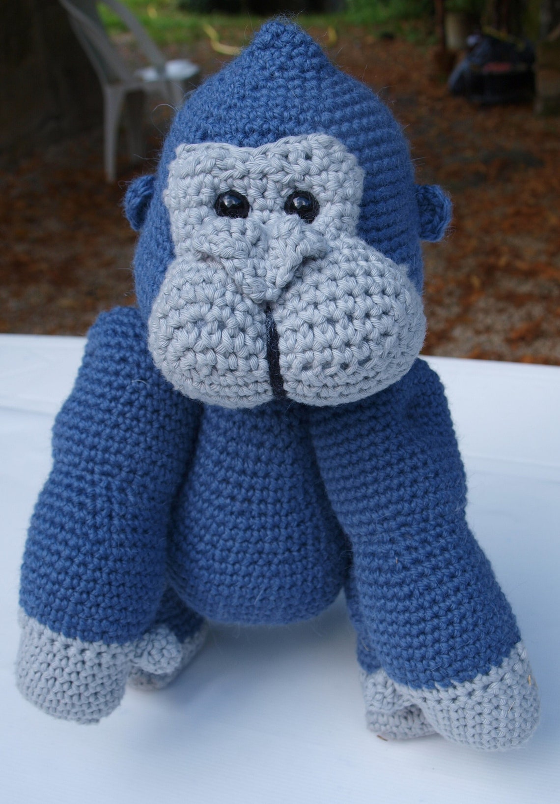 Gorilla Cracking Gurumi Handmade Crochet - Etsy