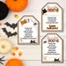 Editable "you've Been Booed" Halloween Basket Tag for Boo Basket ...