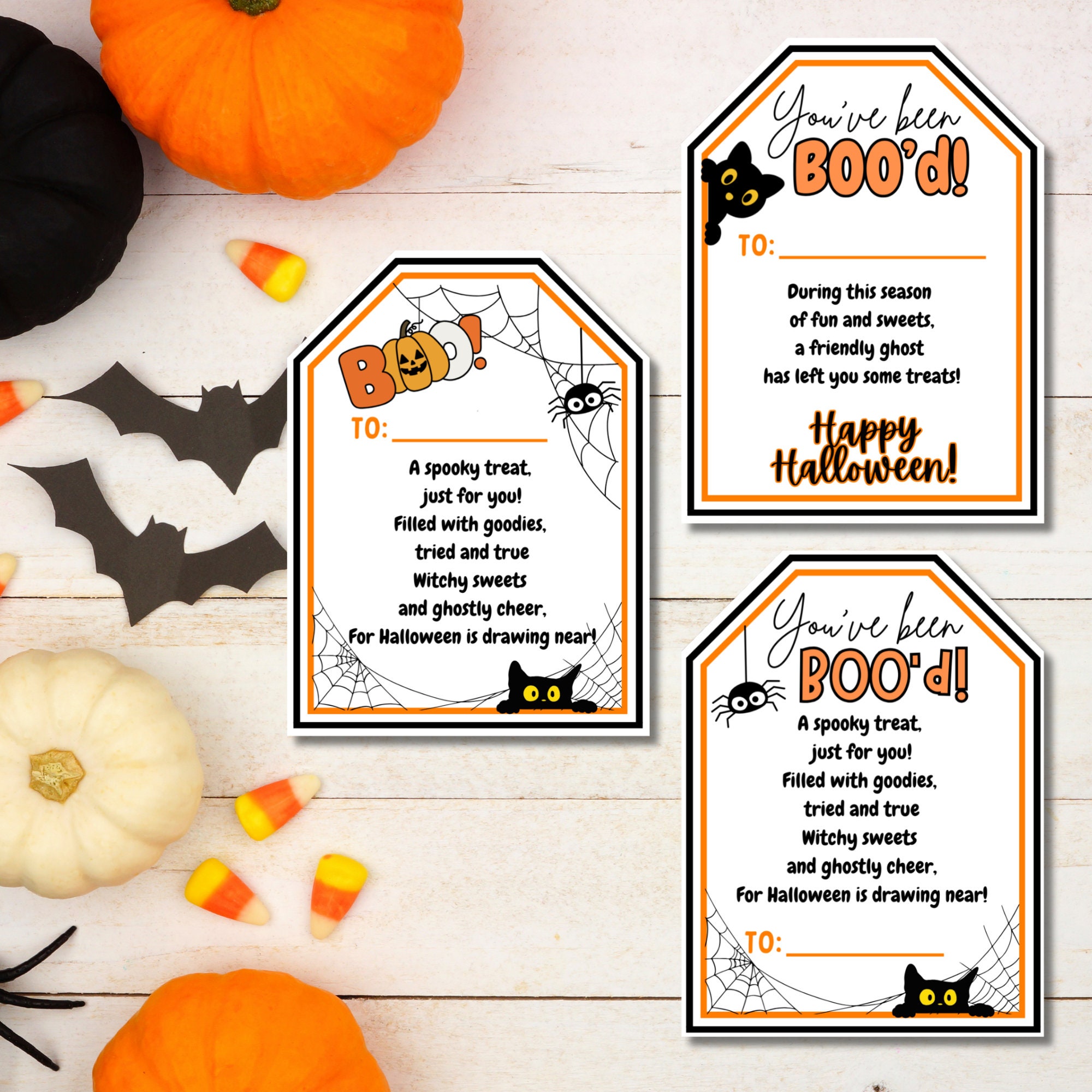 Editable "you've Been Booed" Halloween Basket Tag for Boo Basket ...