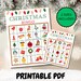 Printable Christmas Bingo Game for Family Celebration or Classroom ...