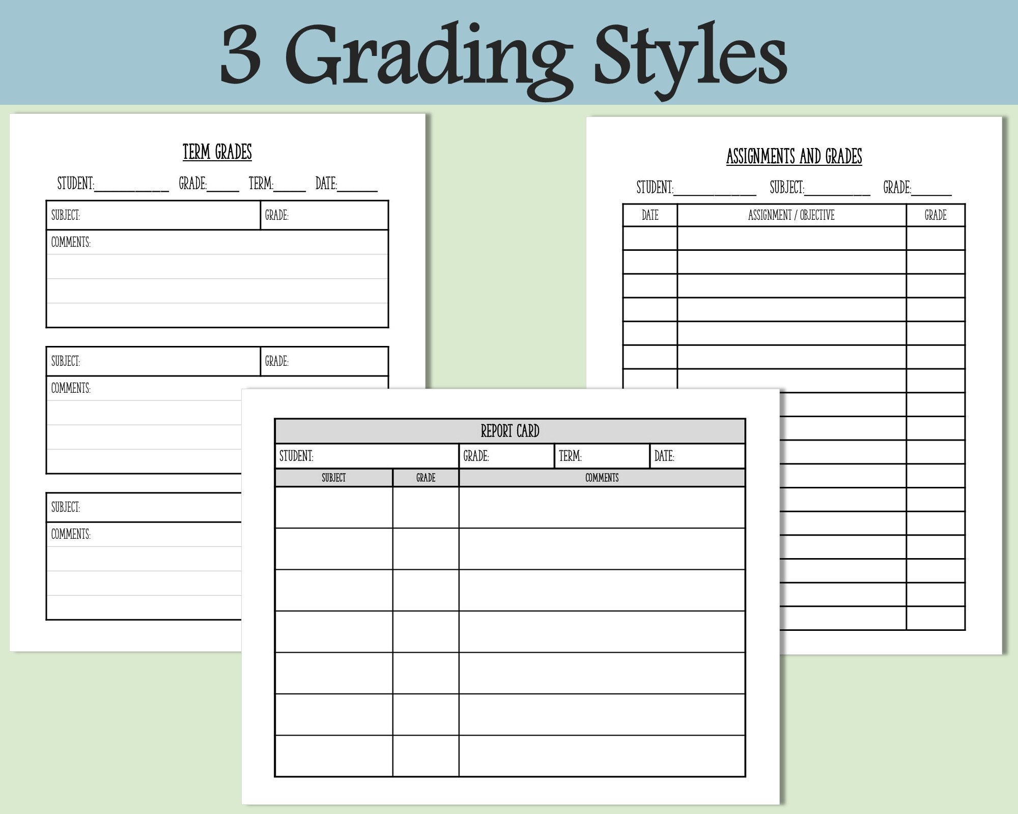 Printable Homeschool Planner - Etsy