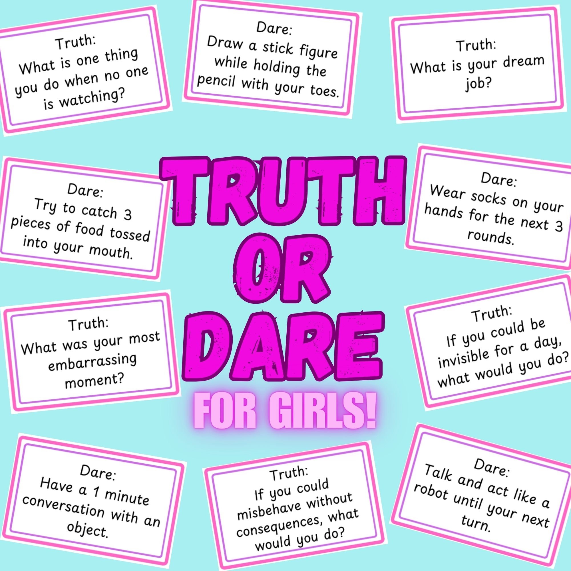 Truth or Dare for Girls - Etsy