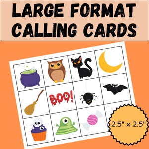 Halloween Bingo Cards- Halloween Kids Bingo! - Etsy