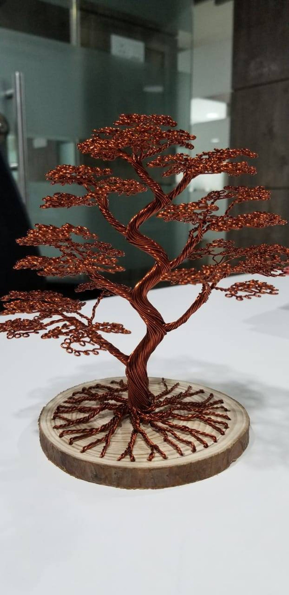 Wire Bonsai Tree Wire Tree Unique Copper Color Perfect for | Etsy
