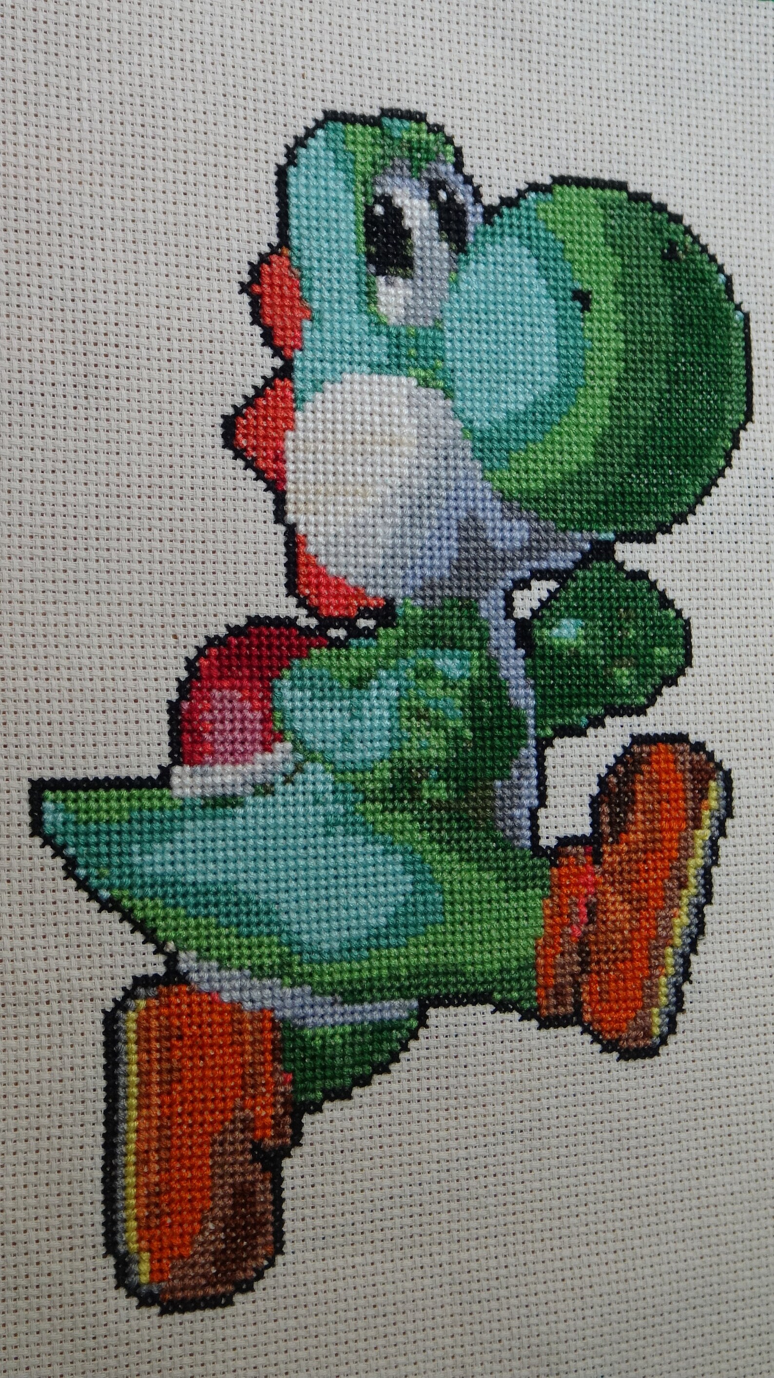 Yoshi Cross Stitch Pattern - Etsy