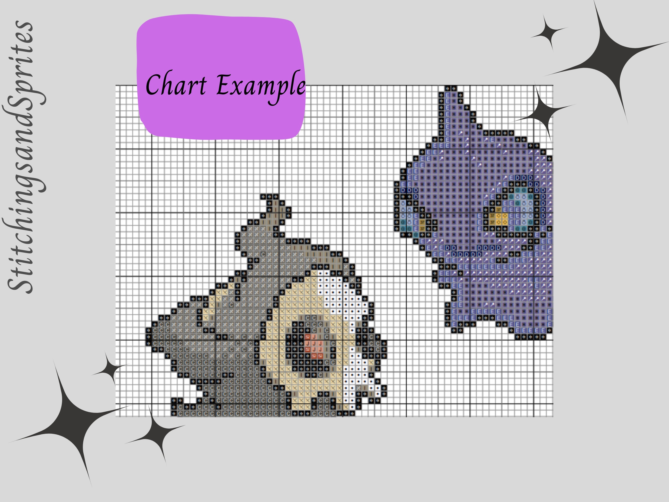 Pokemon Spooky Squad Sprites Cross Stitch Pattern - Etsy