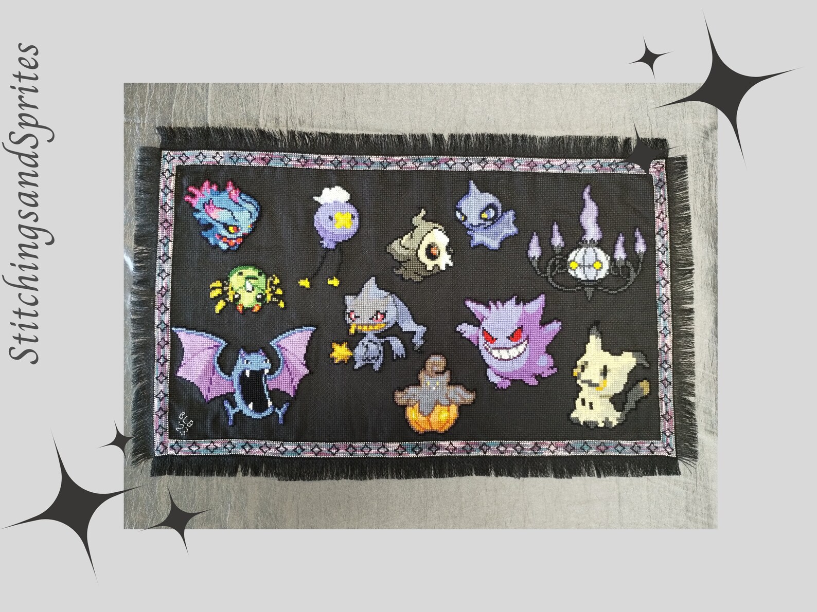Pokemon Spooky Squad Sprites Cross Stitch Pattern - Etsy
