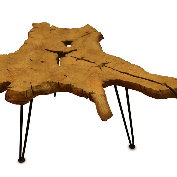 Real Teak Wood Coffee Table - Etsy