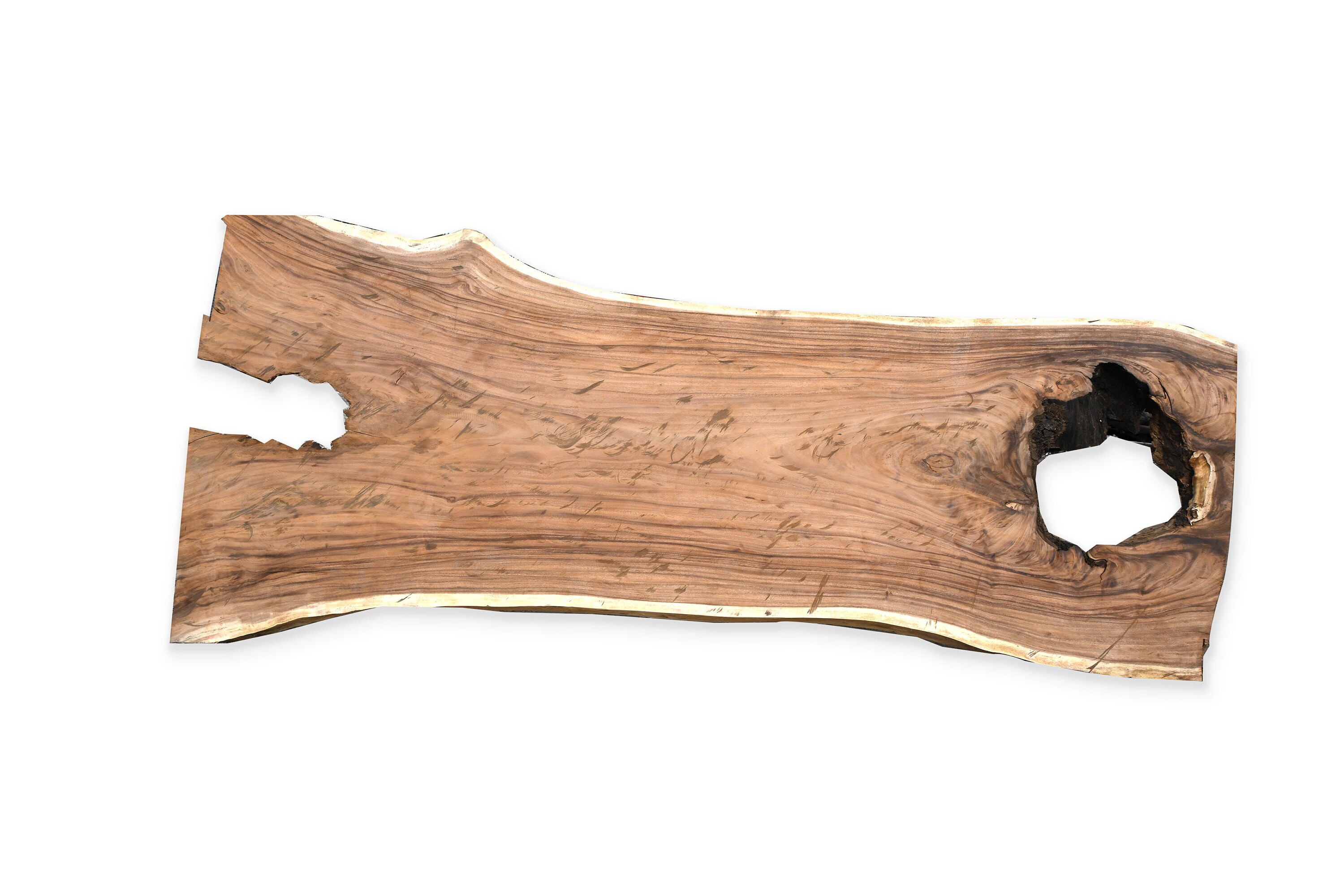 Big Dining Table, Big Monkey Pod Slab, Long Acacia Wood Slab, Special ...