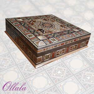 Decorative Storage Box, Handmade Chocolate Box, Jewelry Box Inlaid ...