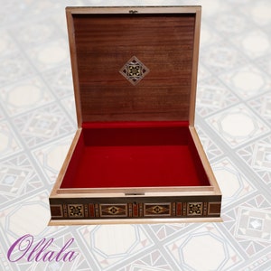 Decorative Storage Box, Handmade Chocolate Box, Jewelry Box Inlaid ...