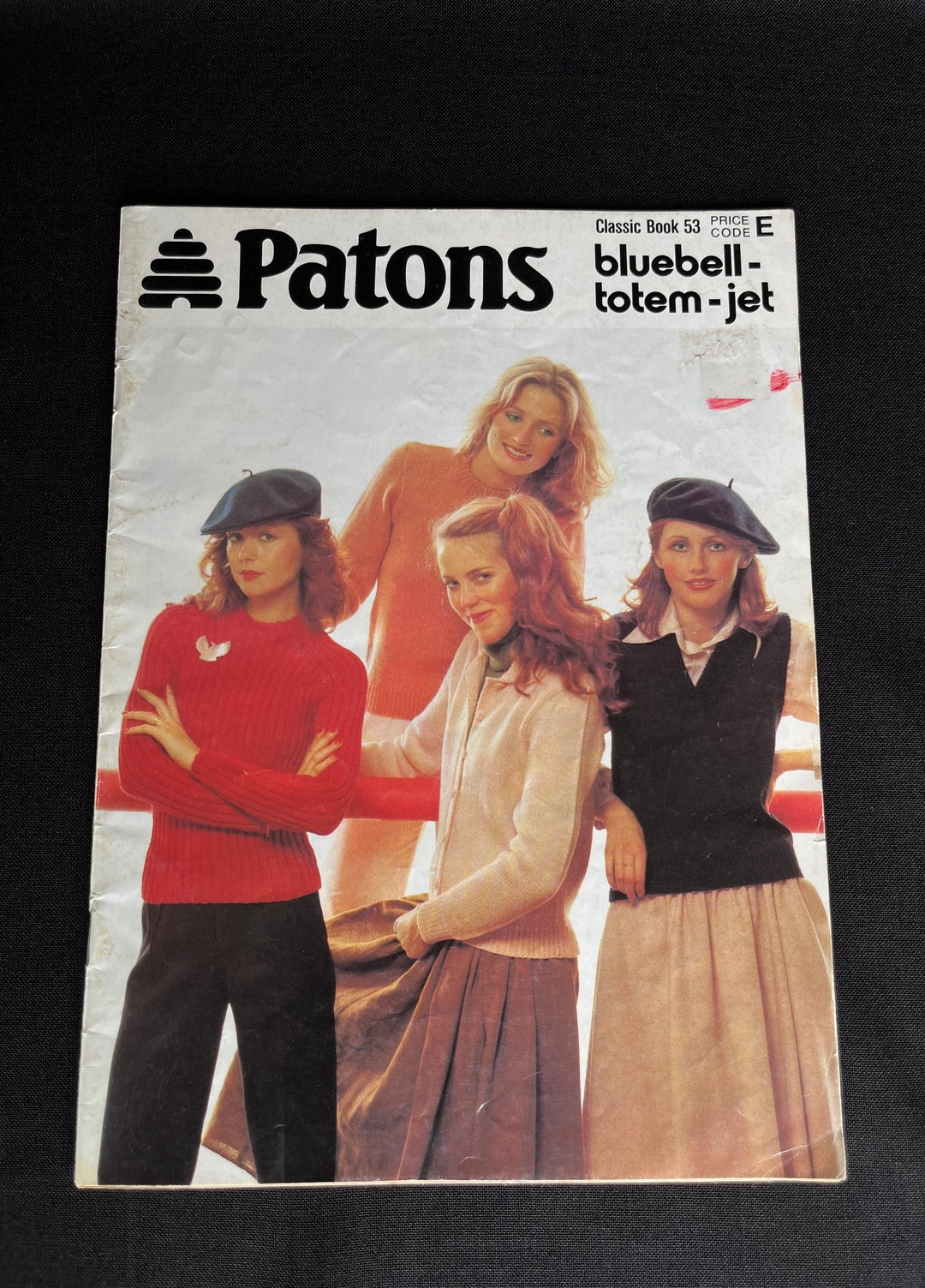 Vintage Patons Knitting Pattern Booklet Classic Book 53 Bluebell Totem ...