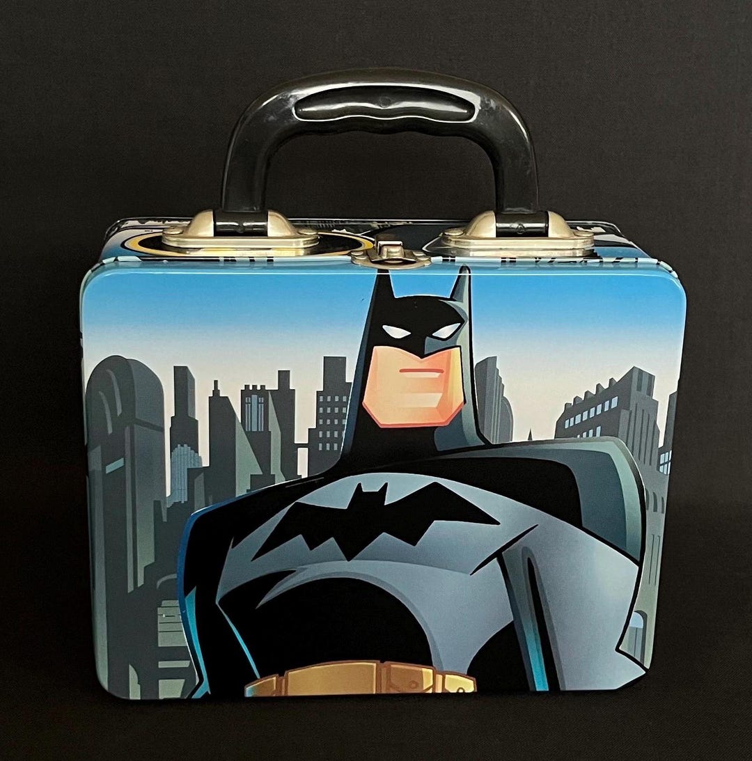 Vintage Batman Metal Lunchbox With Handle Playworks International ...