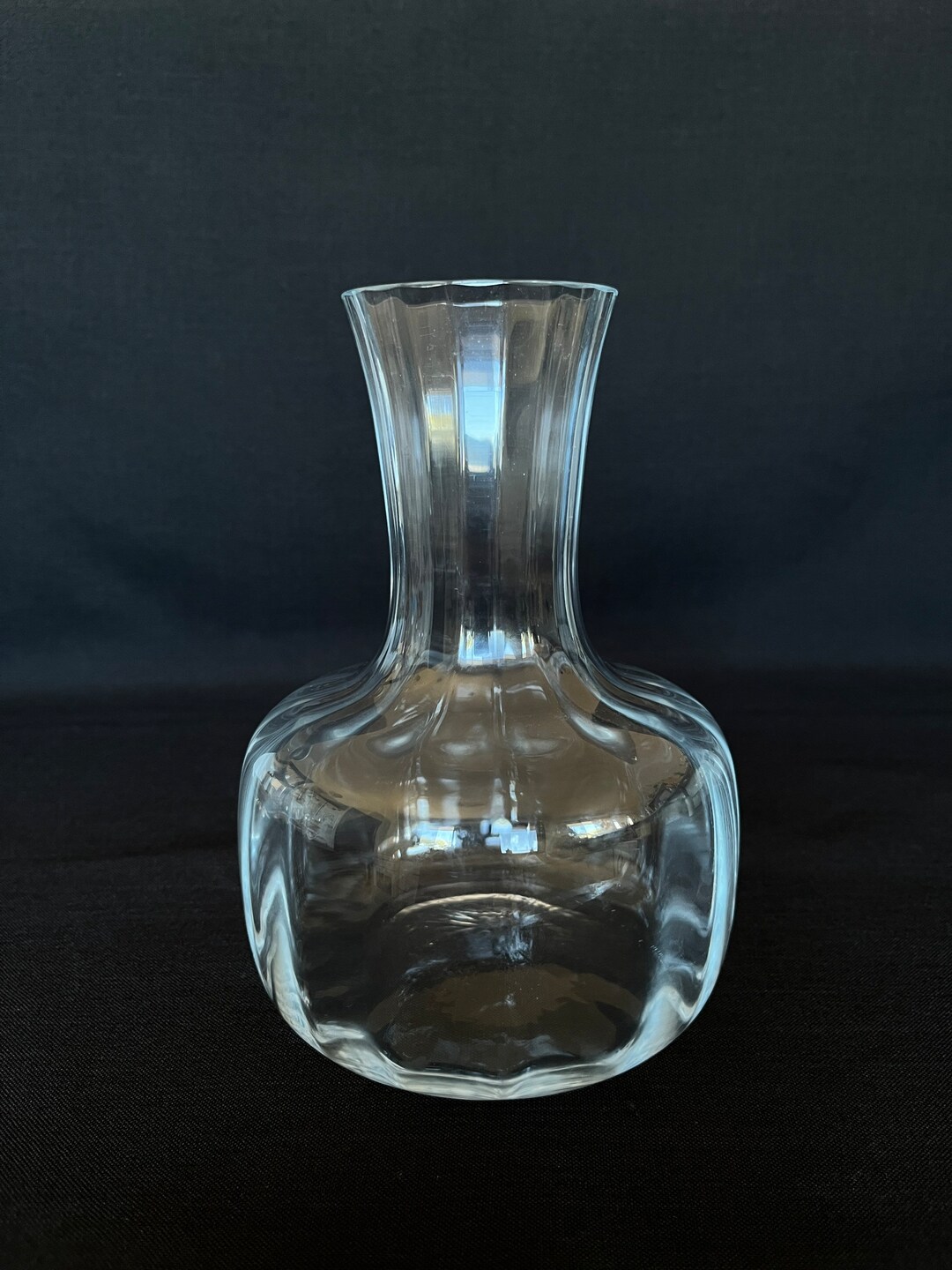 Vintage Carafe Optic Clear Glass Water Carafe - Etsy Australia