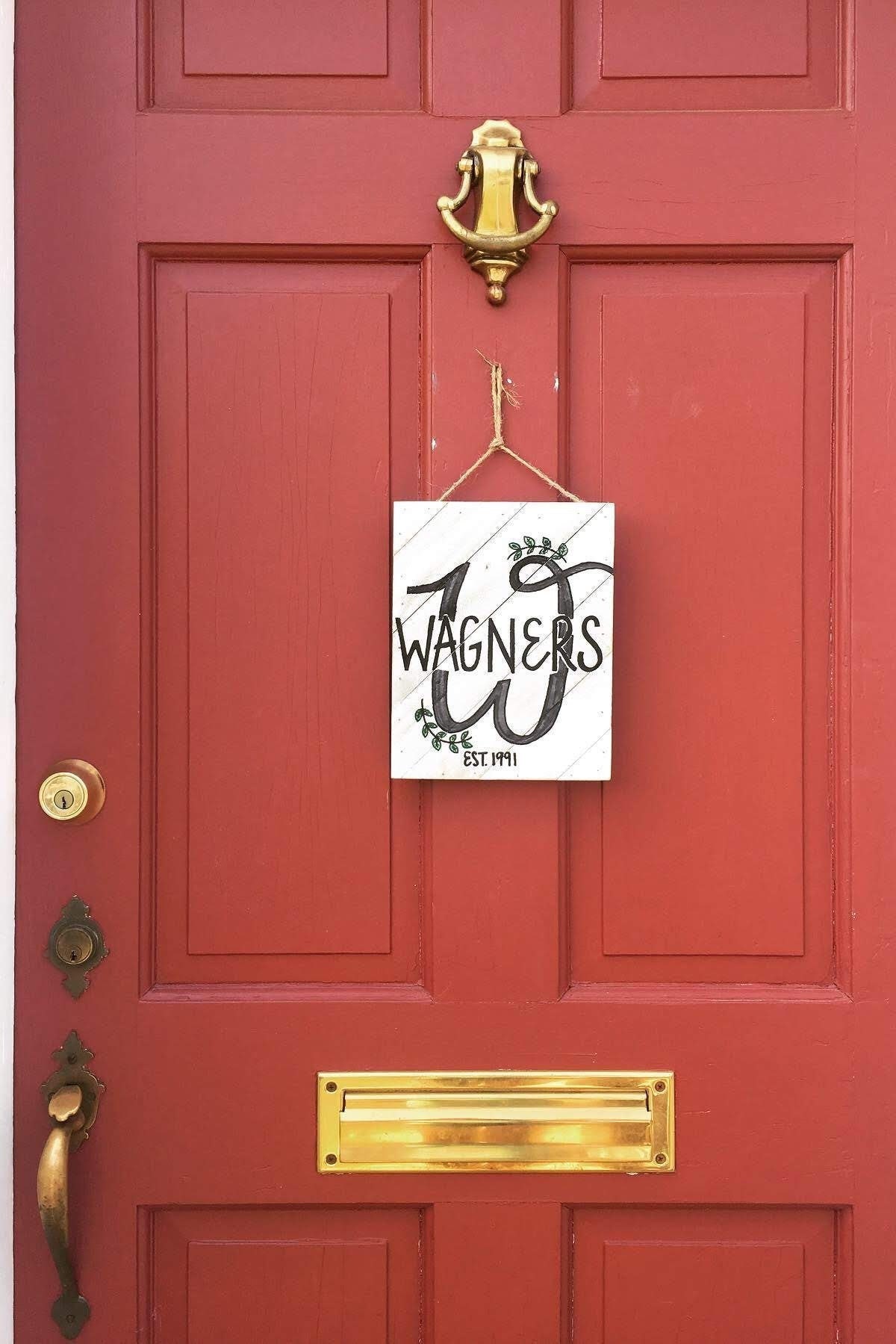 White-washed Wooden Sign - Etsy