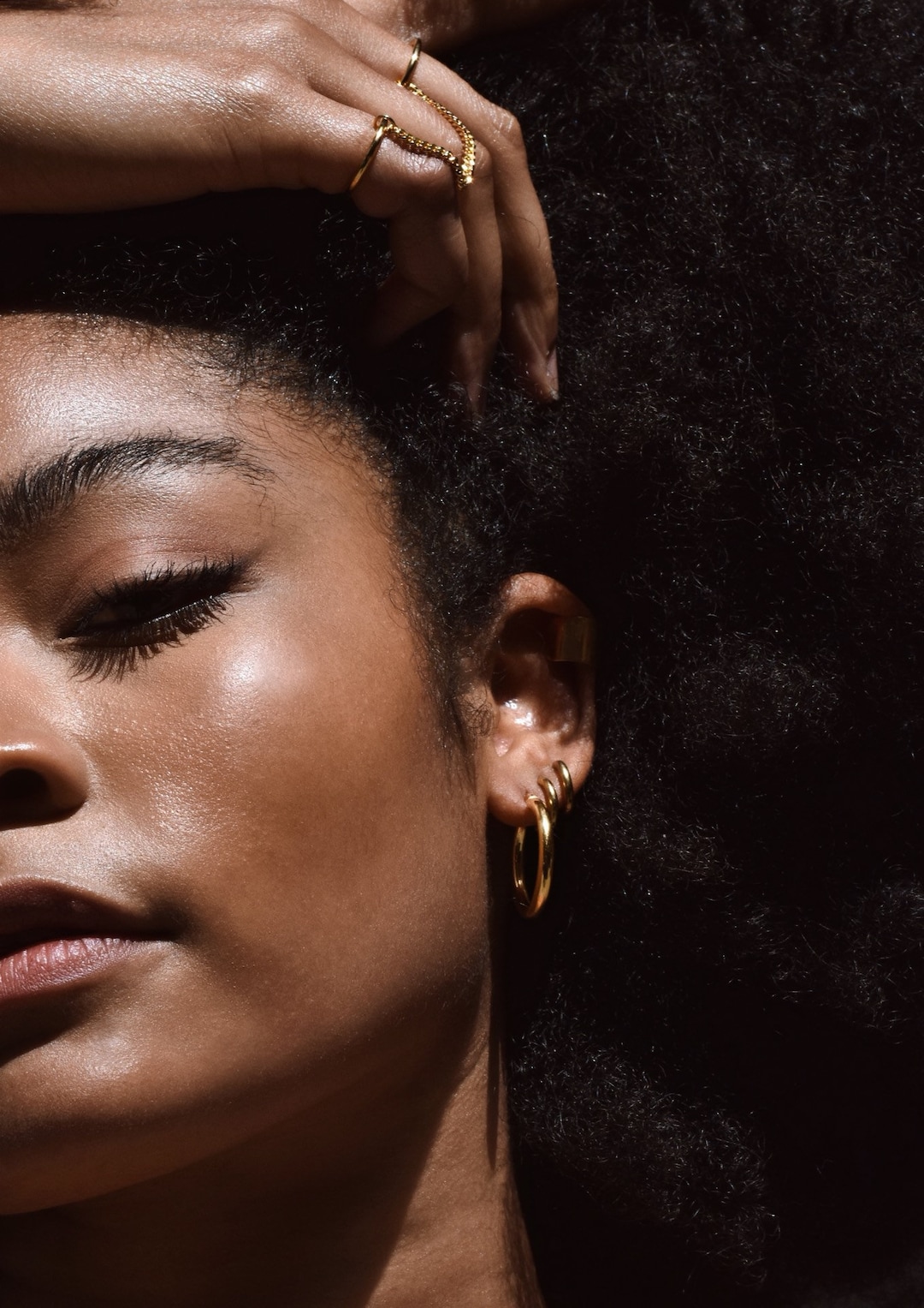 Ella Hoops Gold, Hoop Earrings, Dainty Earrings, Handmade Jewelry, Gold Plated Hoops, Small Hoop ...