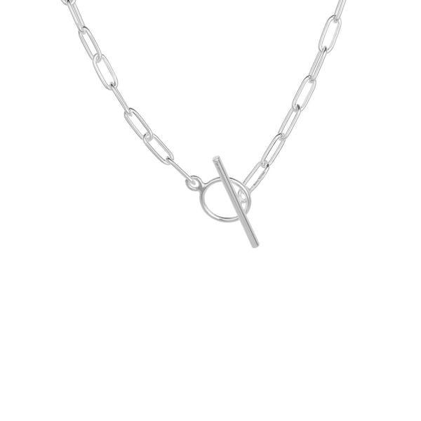 Silver Paper Clip Choker - Etsy