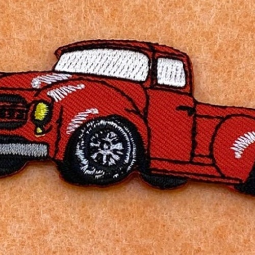 Yellow Race Car Iron on Applique Embroidered Patch | Etsy