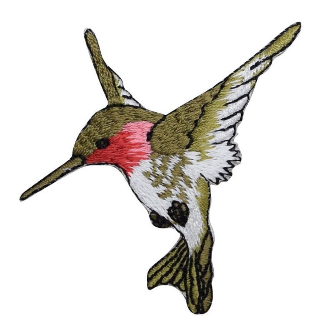 Hummingbird Iron on patch Embroidered patch Applique | Etsy